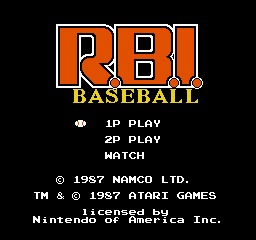 R.B.I. Baseball (USA) ROM