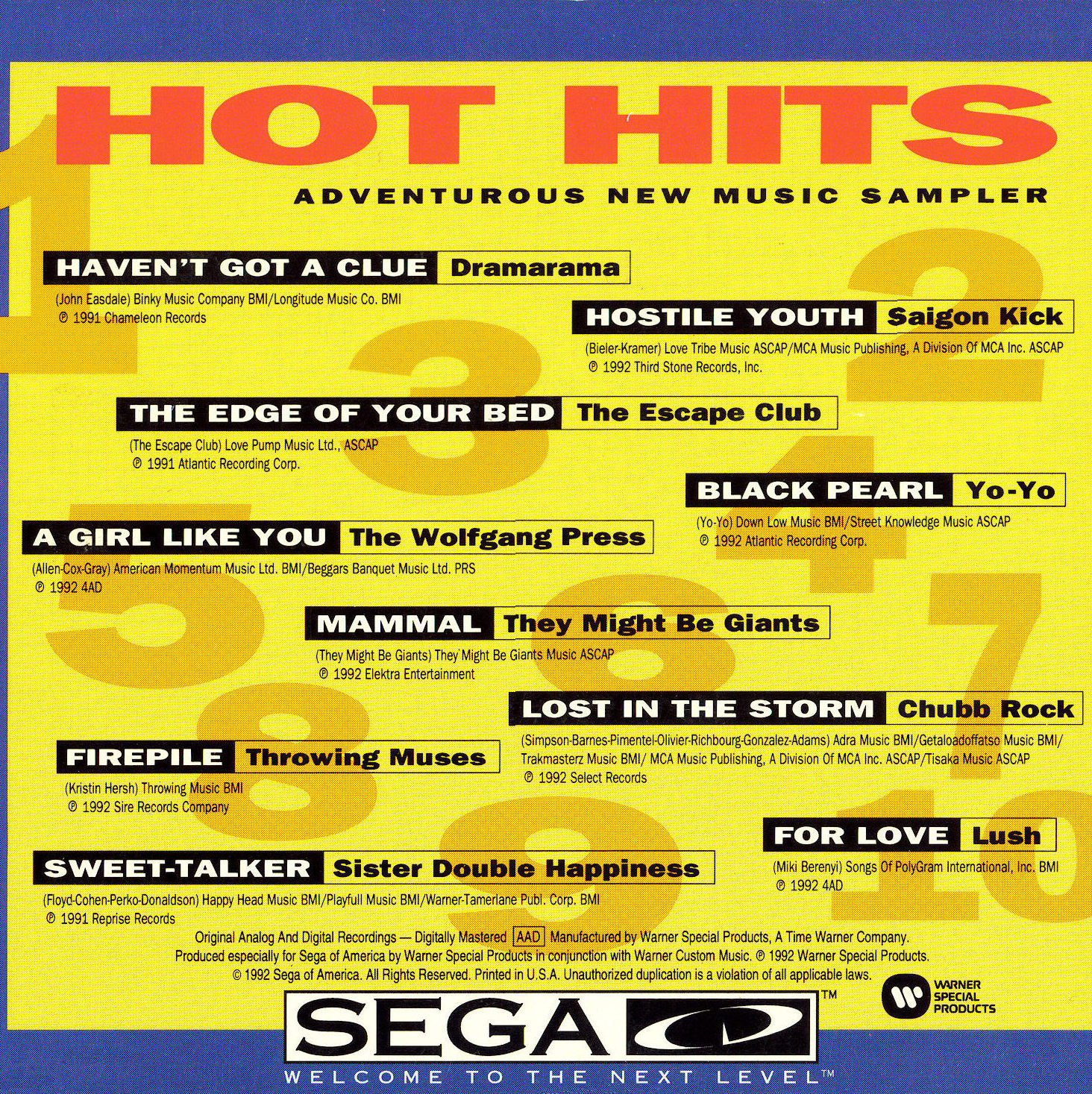 Hot Hits - Adventurous New Music Sampler (U) ISO