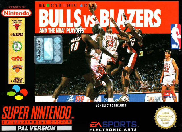 Bulls vs Blazers and the NBA Playoffs (Europe) ROM