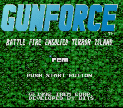 Gunforce - Battle Fire Engulfed Terror Island (Japan) ROM Download