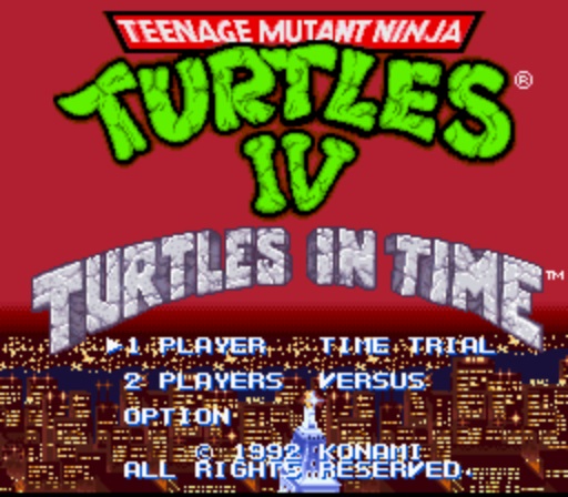 Teenage Mutant Ninja Turtles IV - Turtles in Time (USA) (Beta) ROM