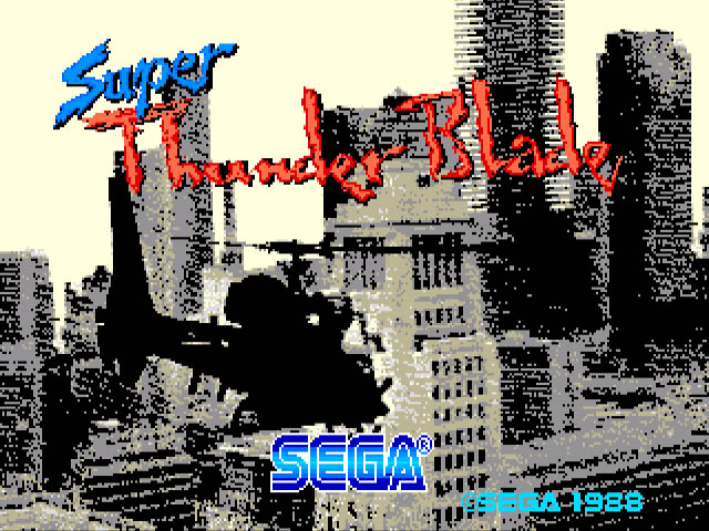 Super Thunder Blade (Japan) (Launch Cart) ROM