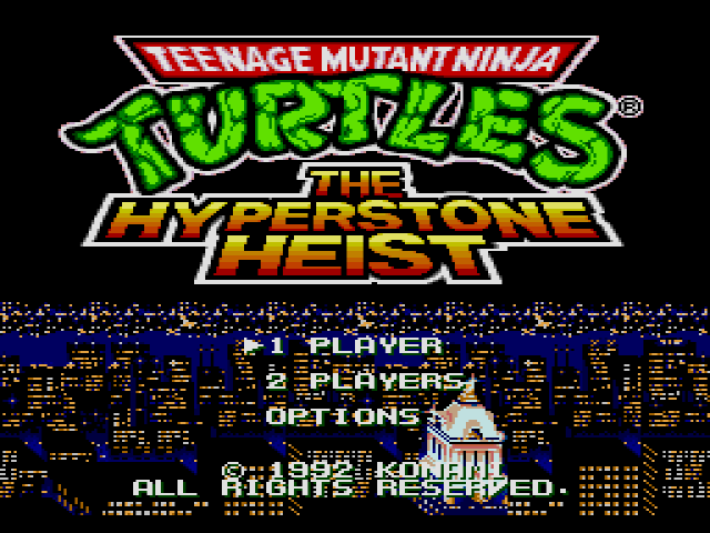 Teenage Mutant Ninja Turtles - The Hyperstone Heist (USA) ROM