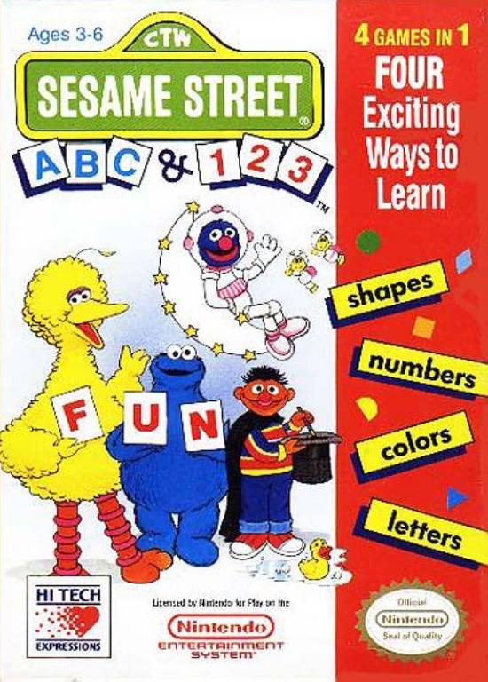 Sesame Street ABC & 123 (USA) ROM