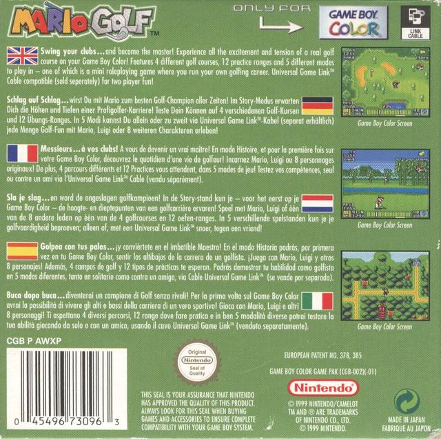 Mario Golf (Europe) ROM