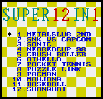 Super 12 in 1 ROM
