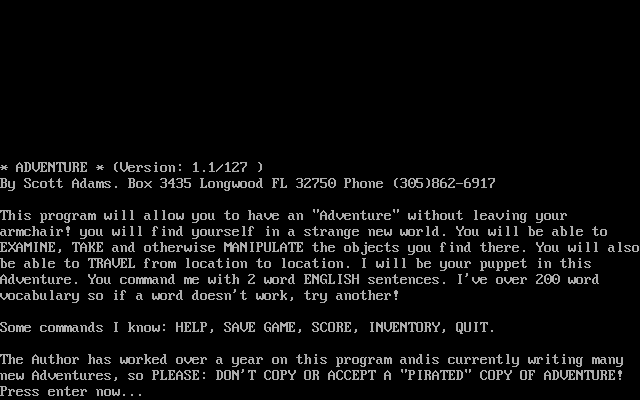 Hulk (1984)(Scott Adams) Game