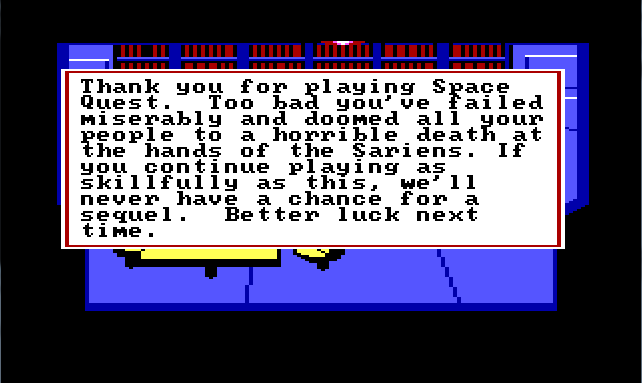 Space Quest I Roger Wilco In The Sarien Encounter (1991)(Sierra Online ...