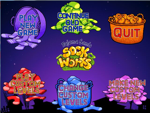 Pajama Sam's Sock Works (CD Windows) Game